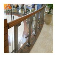 China Customize Metal Post Baluster Glass Railing for sale