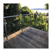 China SGCC glass banister composite decking and railing systems deck for sale