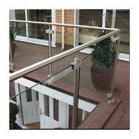 China SGCC glass banister composite decking and railing systems deck for sale