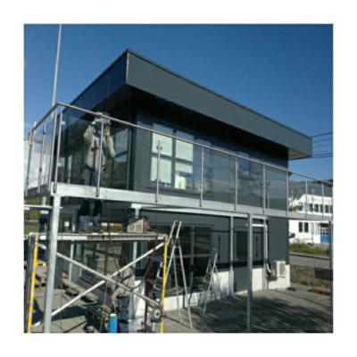 中国 Pvb laminated glass railings horizontal metal deck railing indoor glass railing designs 販売のため