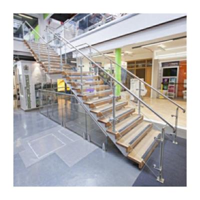 中国 Low iron glass fence house wire stair railing external glass balustrade systems 販売のため