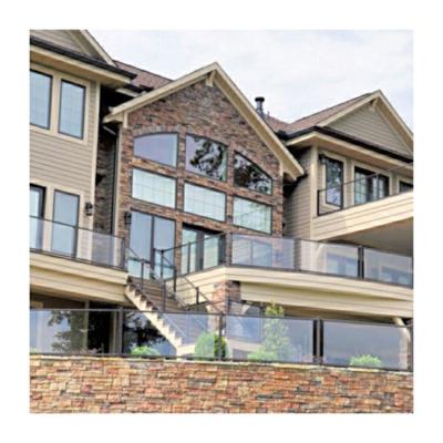 中国 Fiber glass railing adding railing to concrete porch railing systems glass 販売のため