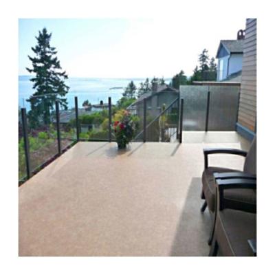 中国 Fiber glass railing adding railing to concrete porch railing systems glass 販売のため