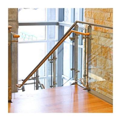 中国 Safety glass balustrades patio step railing backyard fence 販売のため