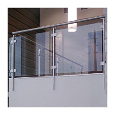 Cina Ultra clear glass balusters modular balcony railing fence garden in vendita