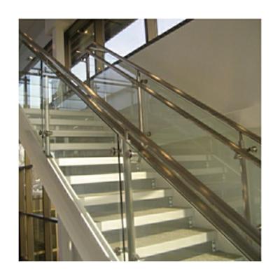 中国 Grey glass balusters metal outdoor railings for stairs cheap glass balustrade 販売のため