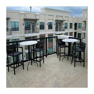 中国 Multilayer glass balustrade roof hatch fall protection framed glass balustrade 販売のため