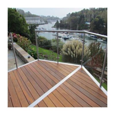 中国 Blue glass fencing horizontal cable deck railing panel railing 販売のため