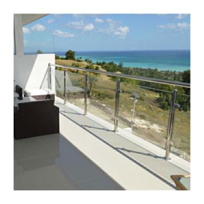 中国 2023 Laminated glass railings customize balcony balustrade railing fence 販売のため