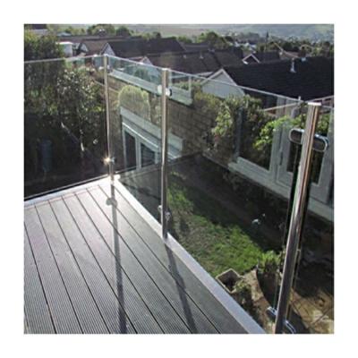Cina CE EN 12150 glass railings home roof railing design railing components in vendita