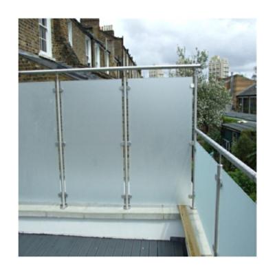 Cina CE EN 12150 glass railings home roof railing design railing components in vendita