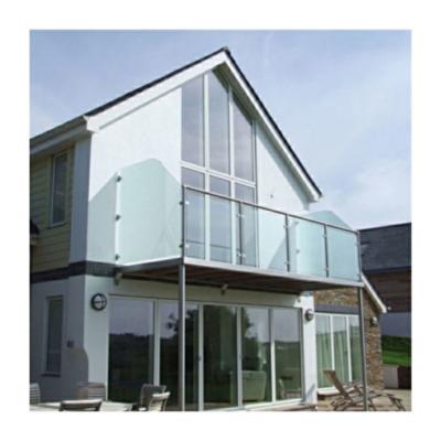 Cina EN12543 glass railing balcony cement railing balustrade sizes in vendita