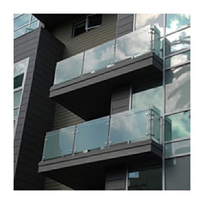 Cina EN12543 glass railing balcony cement railing balustrade sizes in vendita