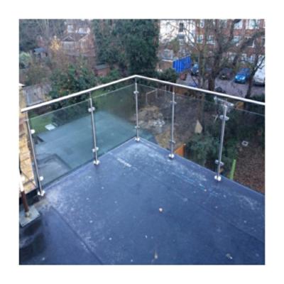 Cina EN12543 glass railing balcony cement railing balustrade sizes in vendita