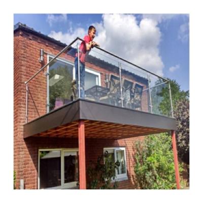 中国 SGCC glass railings round balcony railing balustrade specification 販売のため