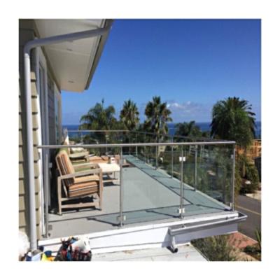 中国 SGCC glass railings round balcony railing balustrade specification 販売のため