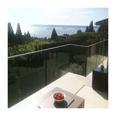中国 SGCC glass railings round balcony railing balustrade specification 販売のため