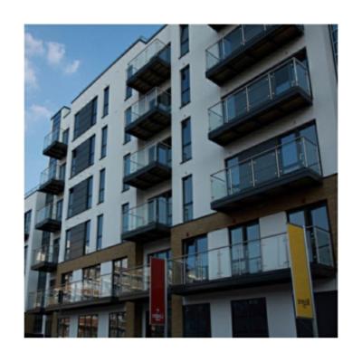 Cina Ultra White Balustrade Glass Railing Handrail Timber Balcony Scenic Glass Fencing in vendita