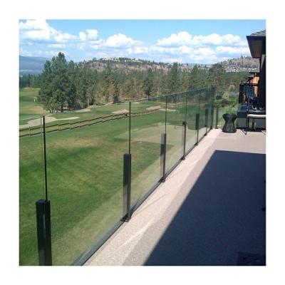 Cina Onguard aluminum fence exterior glass railing system design aluminum glass balcony railings in vendita