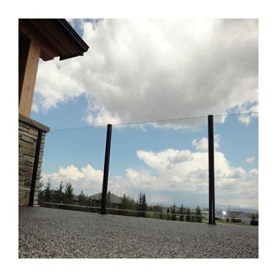 Cina Delgard aluminum fence steel with glass railing model aluminium railing glass in vendita