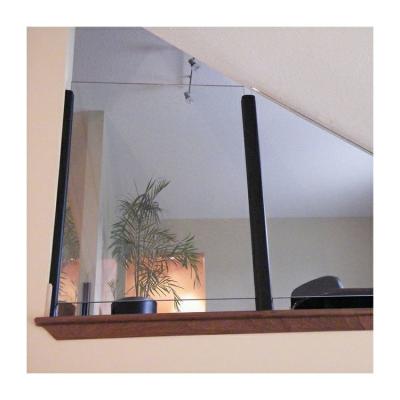 Cina Deck with aluminum railing glass deck fencing design glass aluminum railing in vendita