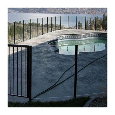 Cina Aluminum fence inserts tempered glass balcony design aluminum glass railing in vendita
