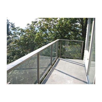 Cina Interior aluminum railing tempered glass handrail design aluminum railing in vendita