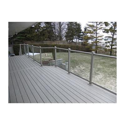 Cina Anodized aluminum handrail baluster glass model aluminium glass railing in vendita