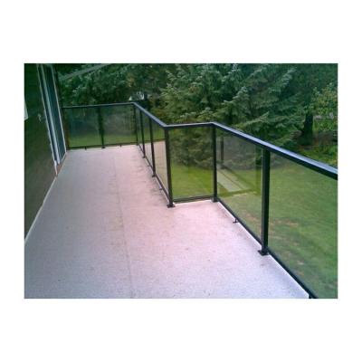 China Modern aluminum fence frameless glass deck railing style aluminum railing for sale