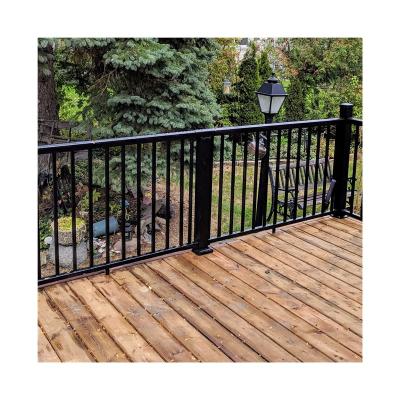 Cina Sleek Modern Powder Coated Aluminum Railing Contemporary Aluminium Porch Deck Railing in vendita