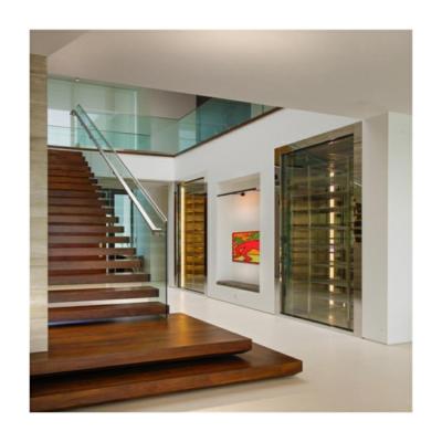 中国 Floating wood treads stairs wood marble build floating staircase 販売のため