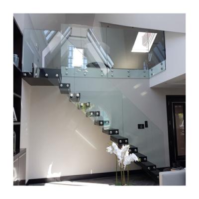 China Build floating staircase wood modern wood designs floating staircase book à venda