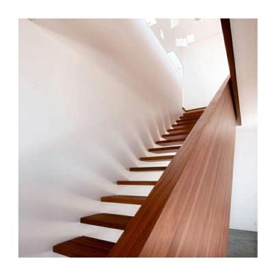 Cina Floating staircase in wooden cantilever staircase half floating stairs in vendita