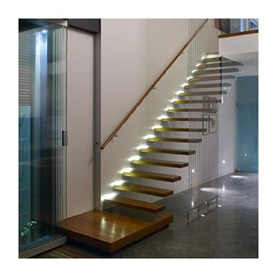 Cina Wood wall floating shelf with drawer internal wood treads average cost of floating staircase in vendita