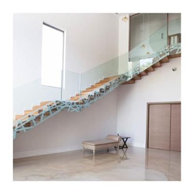 China Solid wood treads floating staircase elegant solid wooden stairs floating circular staircase à venda