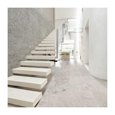 Cina Build wooden floating staircase house wood floating stairs detail in vendita