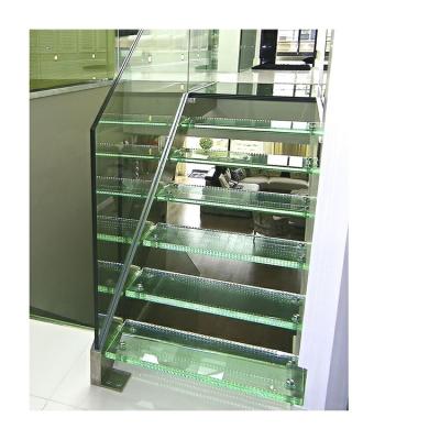 Cina Making stairs interior modern floating glass stairs in vendita