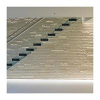 China Space saving custom glass floating glass stairs for sale