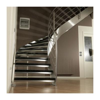 China Wood step how to draw curved stairs Guinea-Bissau curved stairway treads for sale