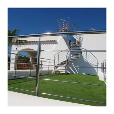 Cina Solid wooden steps prefab curved staircase Tome and Principe curved stairway stringers in vendita