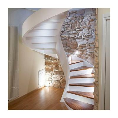 Cina Timber steps curved staircase calculator Colombia radius stairway in vendita