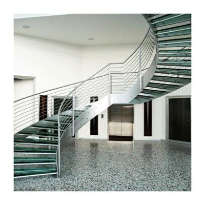 Cina Save cost Fiber glass grand curved staircase arcways staircase in vendita