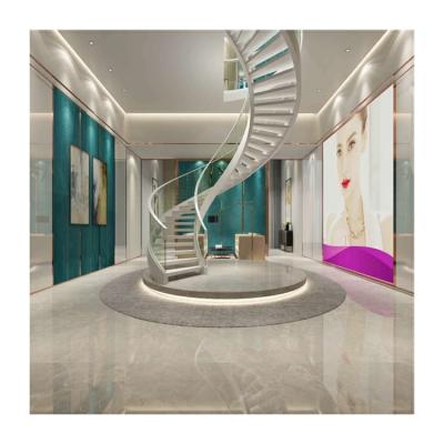 Cina Arc Curved Wooden Staircase Bottom Stairway Tread 100*200*6mm Stair Stringer in vendita