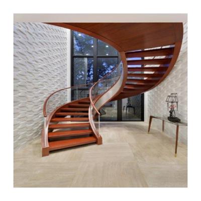 Cina Arc Curved Wooden Staircase Bottom Stairway Tread 100*200*6mm Stair Stringer in vendita