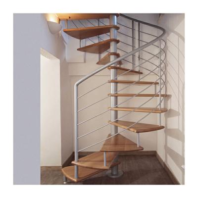 Cina Uesd in office removable spiral stairs oak wood stairs steps spiral staircase in vendita
