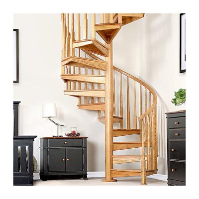 Cina Small space use various color wooden box step stair manufacture spiral staircase in vendita