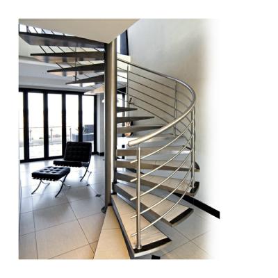 Cina Decoration expensive wood stairs design and manufacture spiral staircase in vendita