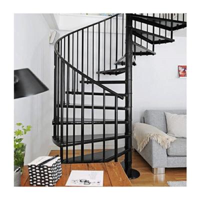 Cina Model wrought iron stairs metal staircase handrails spiral stainless steel stairs in vendita