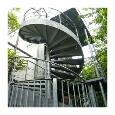 Cina Custom metal stairs stainless steel roundl stairs cast iron gazebo with spiral staircase in vendita