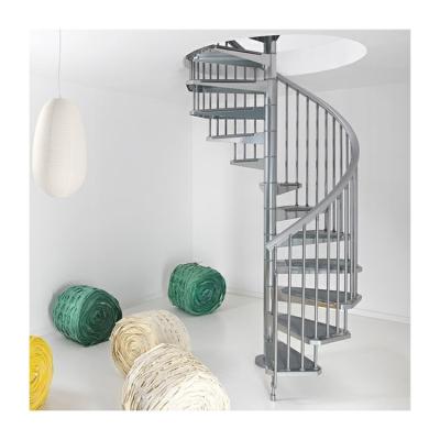 Cina Outdoor metal stair construction steel bracing exterior cast iron spiral staircase in vendita